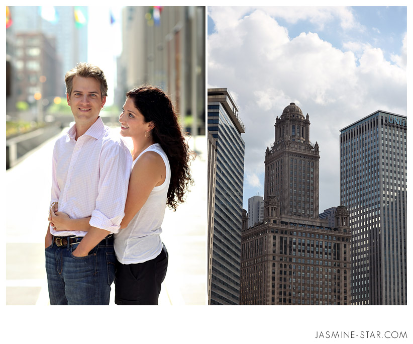 Chicago Engagement : Rachel + Rush - Jasmine Star