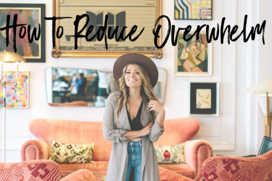 3 Strategies To Reduce Overwhelm - Jasmine Star