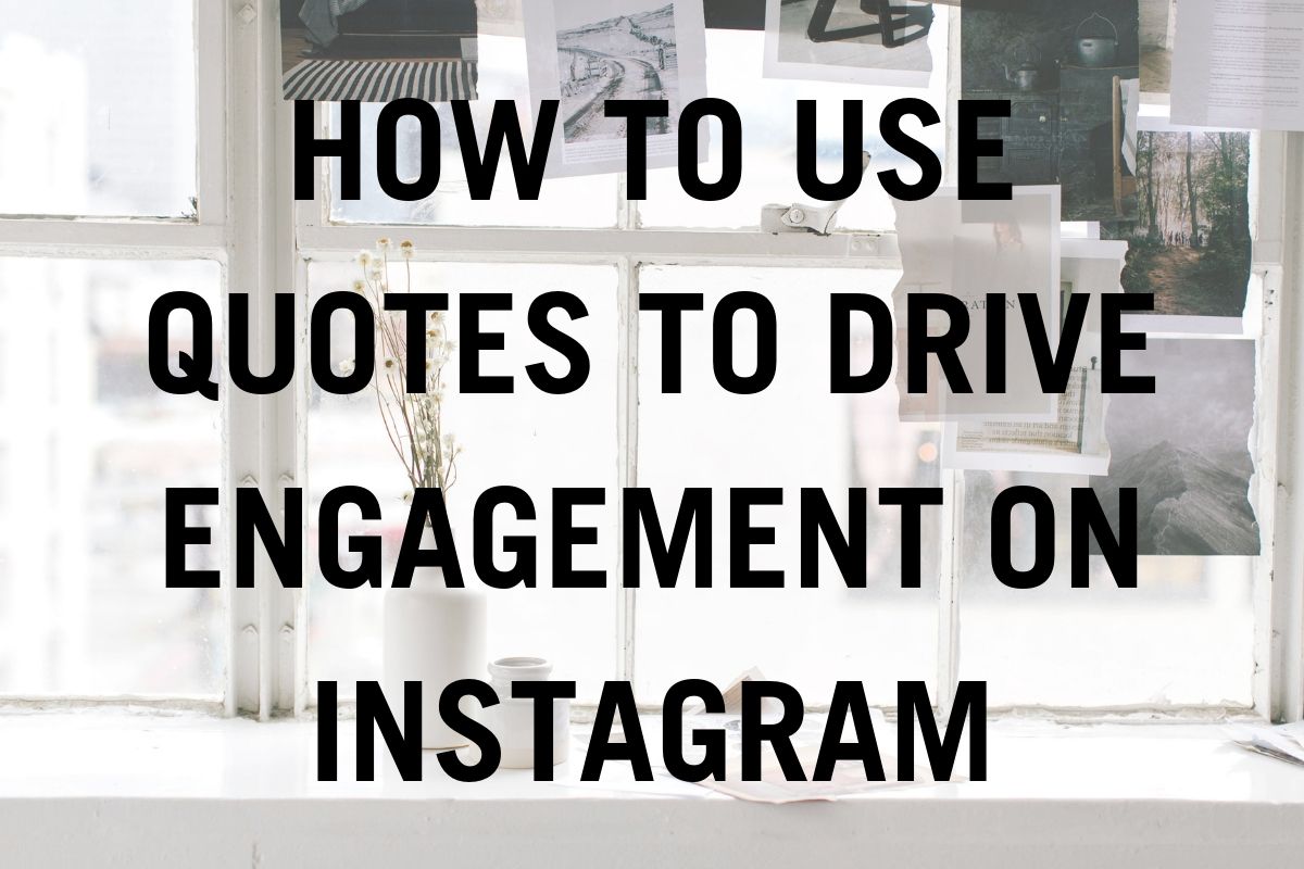 How To Use Quotes To Drive Engagement On Instagram - Jasmine Star