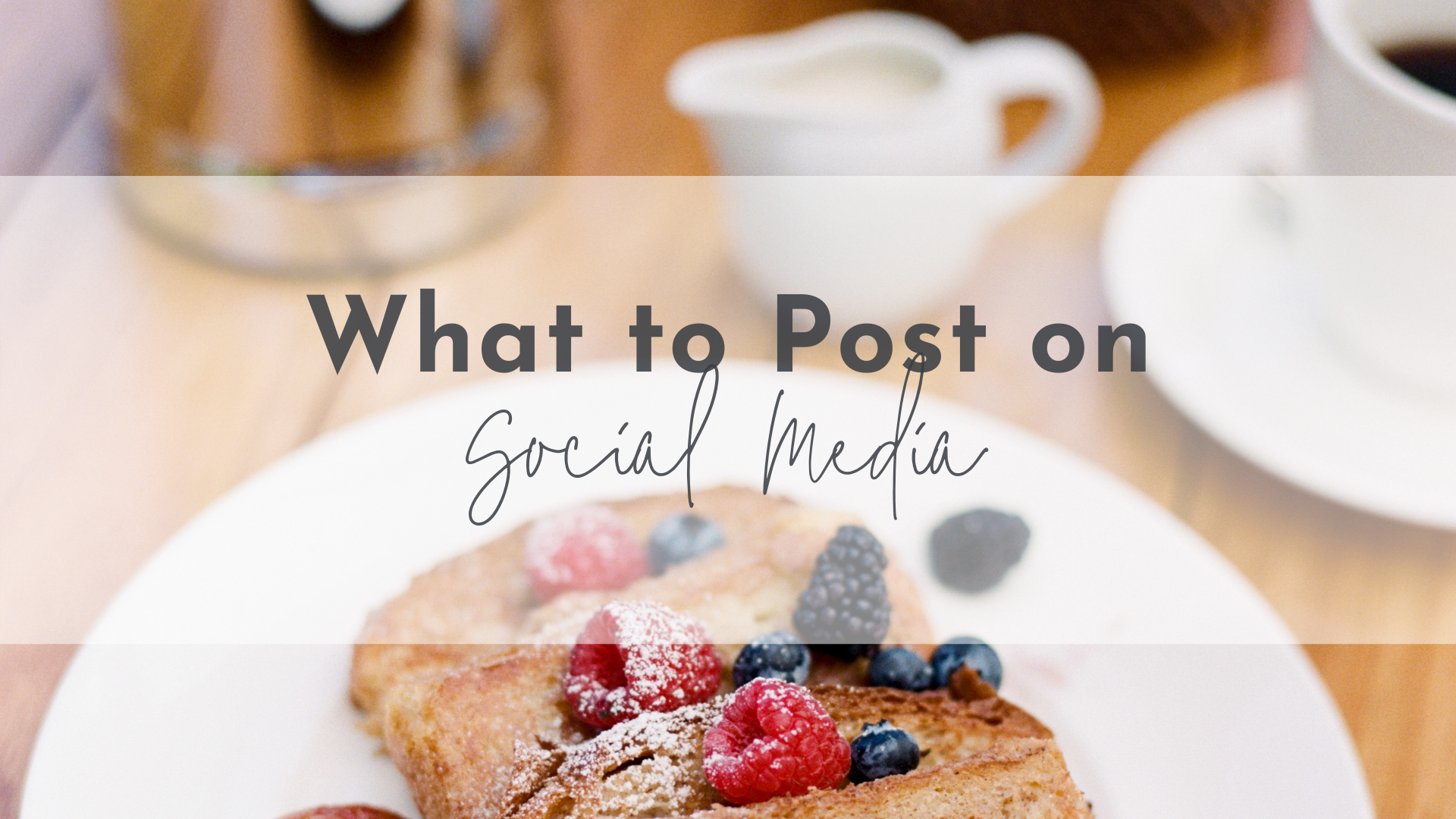 What to Post on Social Media When Just Starting Out - Jasmine Star