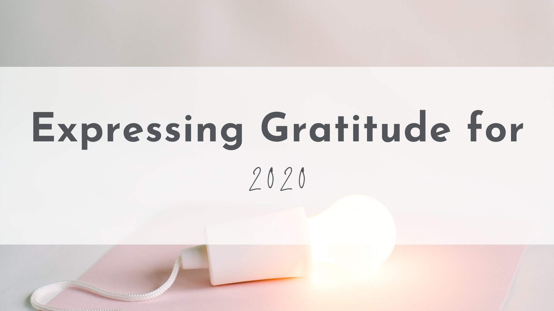 Expressing Gratitude for 2020 - Jasmine Star