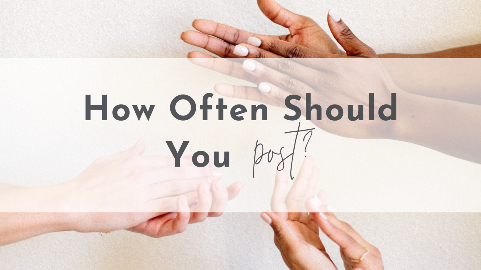 How Often Should You Post? - Jasmine Star