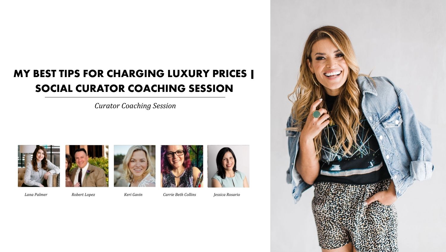 My Best Tips for Charging Luxury Prices | Social Curator Coaching ...