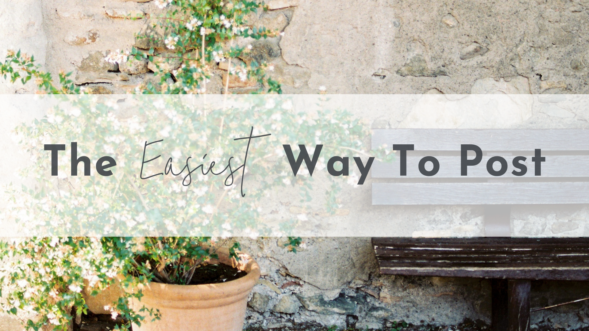 The Easiest Way to Post On Social Media - Jasmine Star