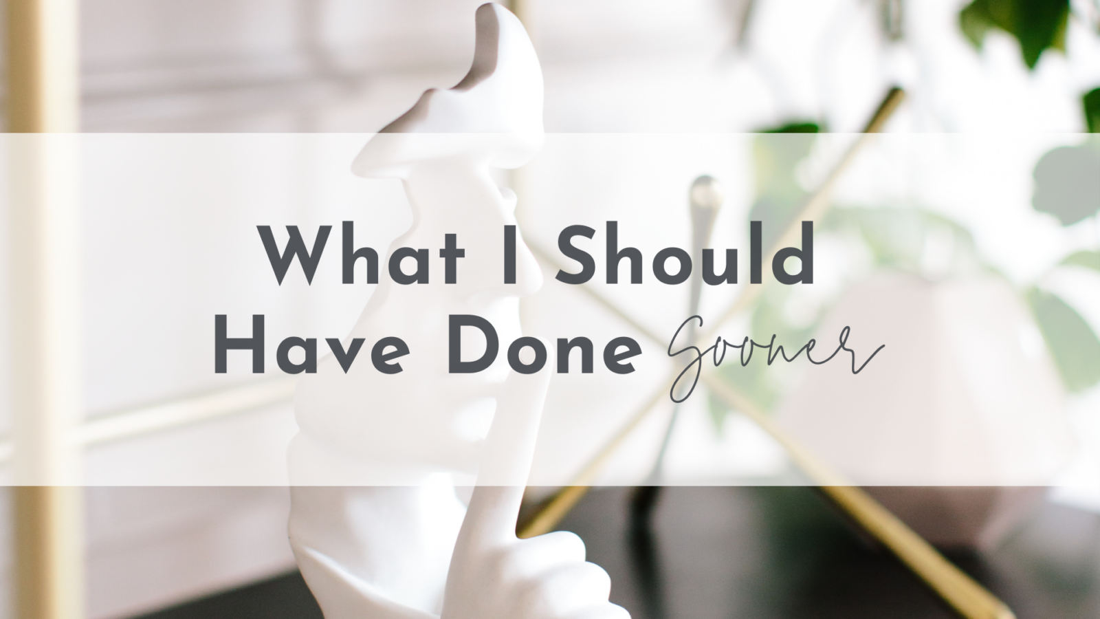 What I Should Have Done Sooner - Jasmine Star