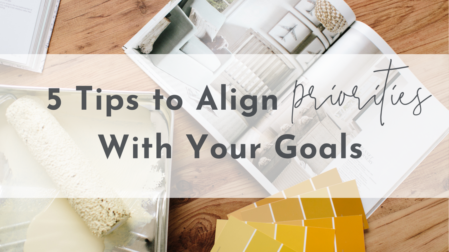 5 Tips to Align Your Priorities with Your Goals - Jasmine Star