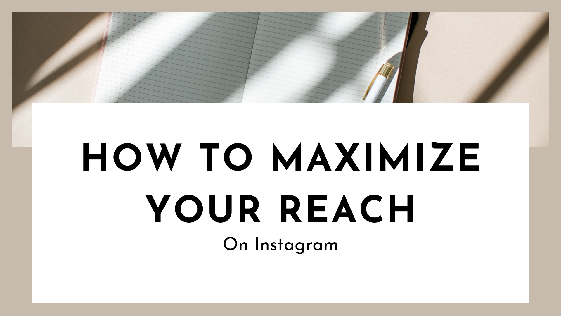 How to Maximize Your Reach on Instagram - Jasmine Star