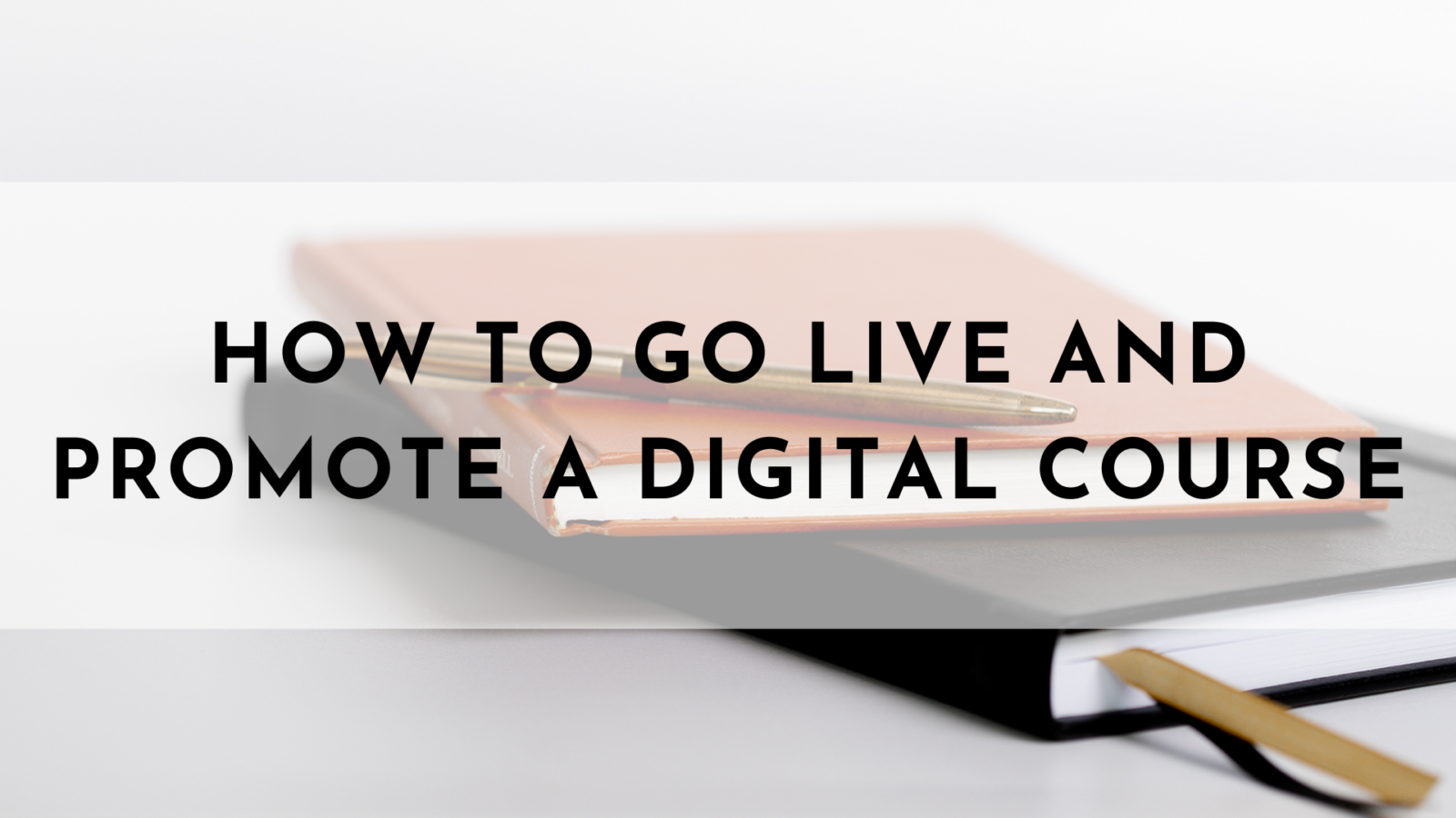 How to Go Live and Promote a Digital Course - Jasmine Star