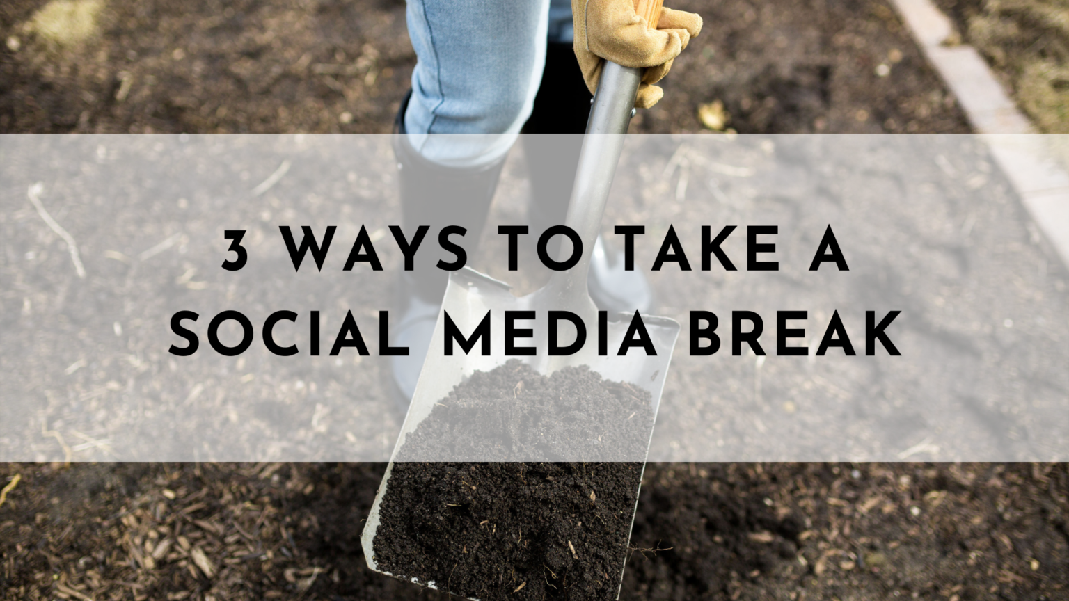 3 Ways to Take a Social Media Break - Jasmine Star